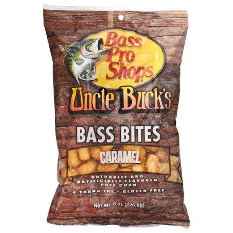 Bass Pro Shops Uncle Bucks Bass Bites Caramel Puff Corn Cabelas