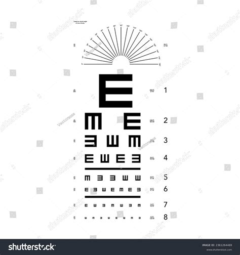 Visual Acuity Chart Over Royalty Free Licensable Stock Illustrations Drawings Shutterstock