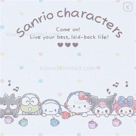 Japan Sanrio A6 Ring Notebook Sanrio Characters Kawaii Limited