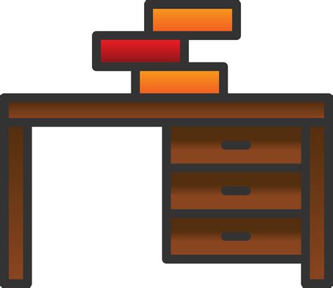 Desk Vector Icon Design 16601137 Vector Art At Vecteezy
