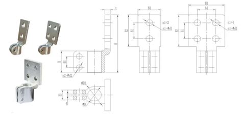 Brass Terminal Flag For Transformer Bushing Copper Flag 250a 630a 1000a