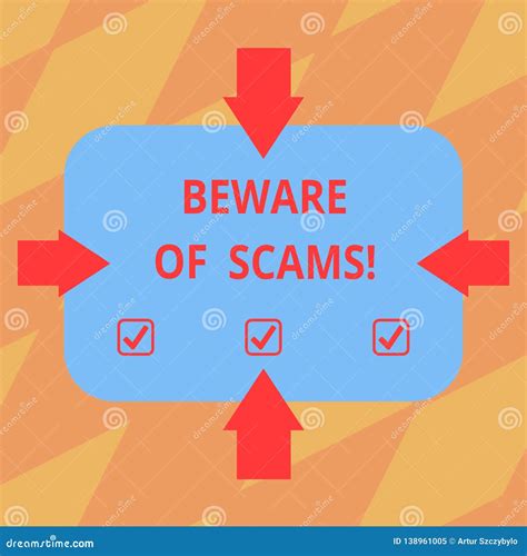 Text Sign Showing Beware Of Scams Conceptual Photo Stay Alert To Avoid
