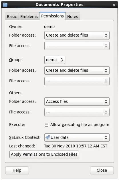 Browsing The System Files And Folders On The Rhel 6 Desktop Techotopia
