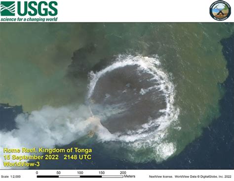 Global Volcanism Program Report On Home Reef Tonga — November 2022