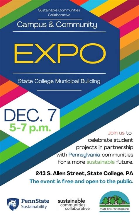 Campus And Community Sustainability Expo Penn State Sustainability