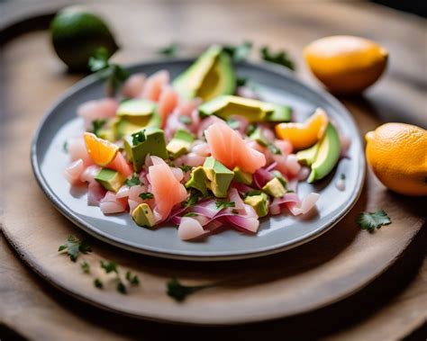 Trout Ceviche With Citrus And Avocado Cuisine Generation