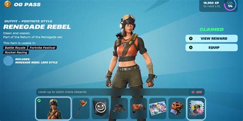 Fortnite All Chapter 1 Season 1 Og Pass Skins