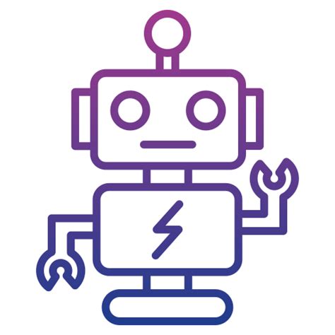 Robotic Generic Gradient Outline Icon