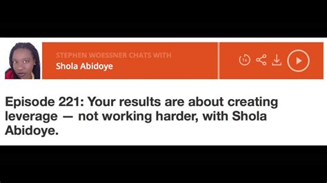 Convertport Leveraging Not Working Harder W Shola Abidoye