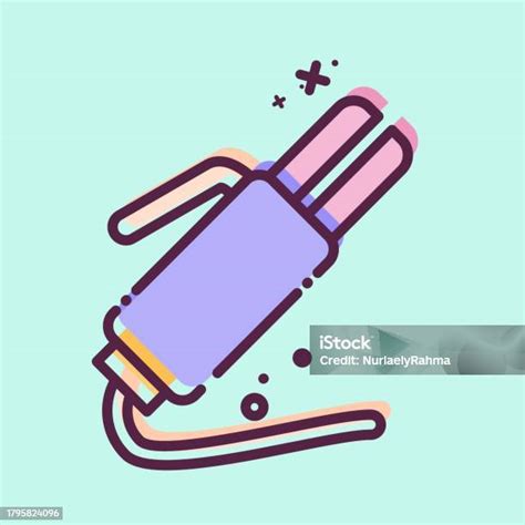 아이콘 전극 홀더 2 용접기 장비 기호와 관련이 있습니다 Mbe 스타일 심플한 디자인 편집 가능 간단한 일러스트레이션 공장 산업 건물에 대한 스톡 벡터 아트 및 기타 이미지