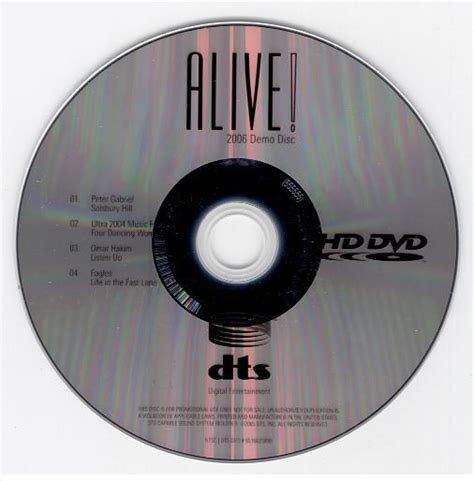 Alive Dts Demo Hd Dvd 2006
