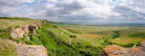 Views At Head Smashed In Buffalo Jump Stock Image Image Of