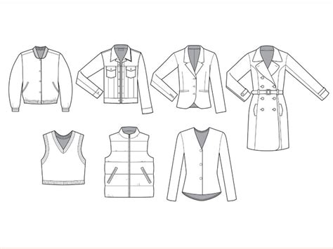 A Precise Fashion Flat Sketch 2d Technical Drawing Upwork