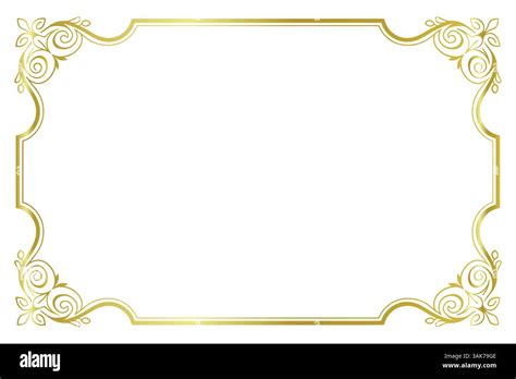Minimalist Decorative Border Stock Vector Image And Art Alamy
