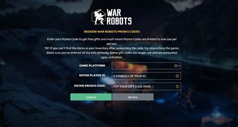 War Robots Codes October 2025 Mobilematters