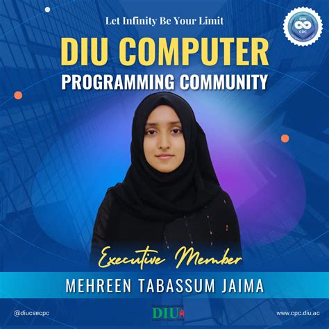 mehreen tabassum jaima on linkedin thanks to diu computer programming