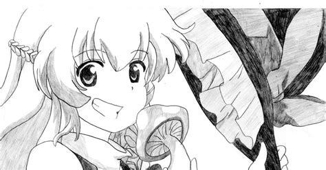 東方 シャーペンで魔理沙書いてみた（模写） シアノのイラスト Pixiv