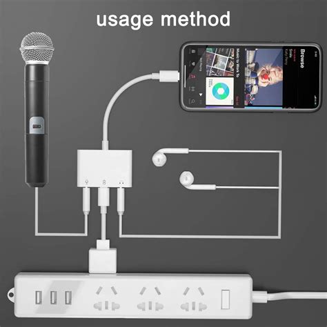 Lightning To Headphone Jack Microphone Sale