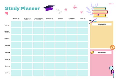 School Class Timetable Planner Template Class Schedule Template
