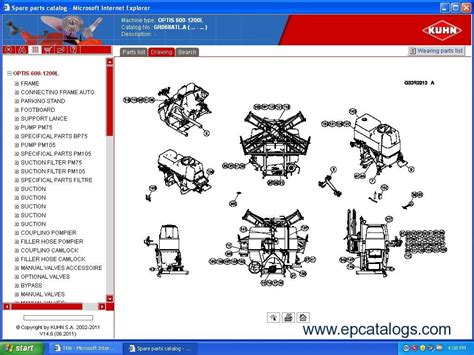 Kuhn Sa 2011 Spare Parts Catalog Download