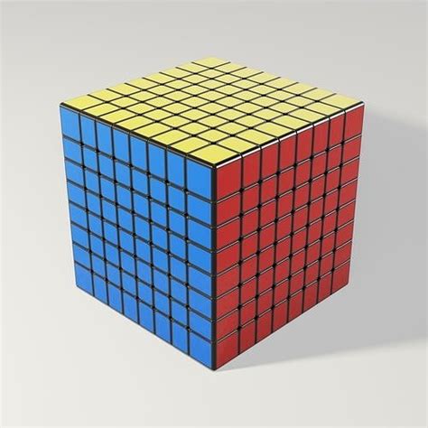 Rubiks Cube 8x8 3d Model Cgtrader