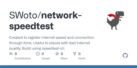 Github Swotonetwork Speedtest Created To Register Internet Speed