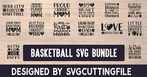 Basketball Svg Bundle Bundle Creative Fabrica