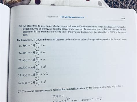 Solved Section 56 The Mighty Mod Function 423 20 An