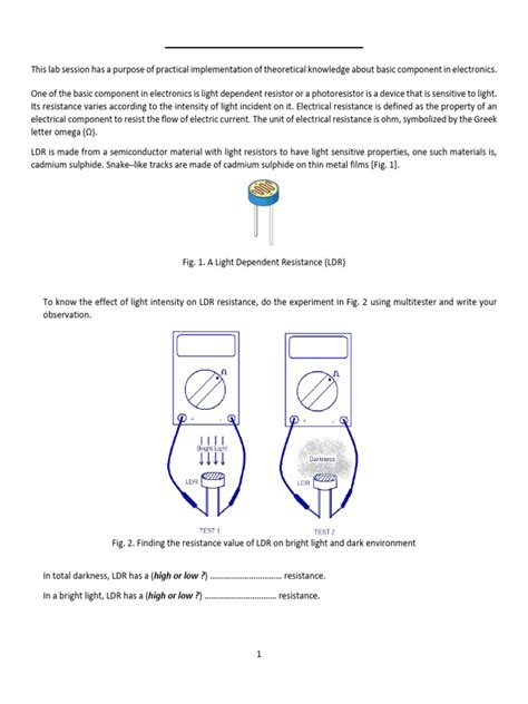 Basic Electronic Circuit Lab Pdf