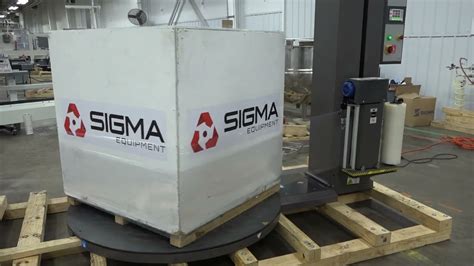 Low Profile Stretch Wrapper With Semi Automatic Functionality