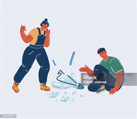 전구 조명 기호를 분쇄하는 사람들의 벡터 일러스트레이션입니다 개념에 대한 스톡 벡터 아트 및 기타 이미지 개념 개념과 주제