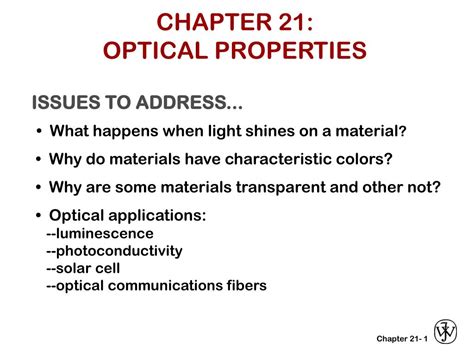 Ppt Chapter 21 Optical Properties Powerpoint Presentation Free