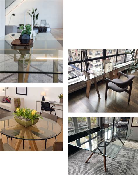 Custom Glass Table Top In New York Custom Glass And Mirror Nyc