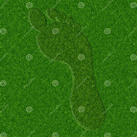 Grass Footprint Stock Illustration Illustration Of Ecological 19930043