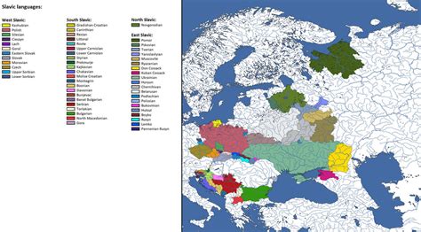 Slavic Languages By Servalcatmaps On Deviantart