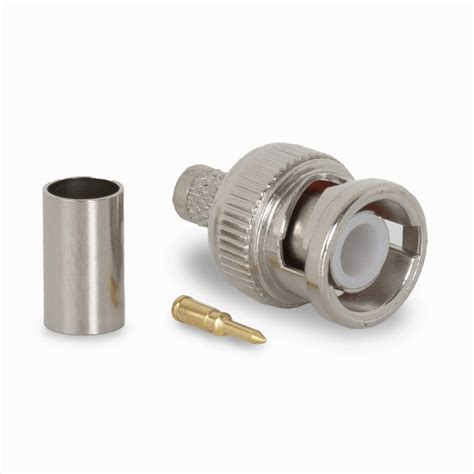 Conector Bnc Macho Full Crimp Rg 58cu