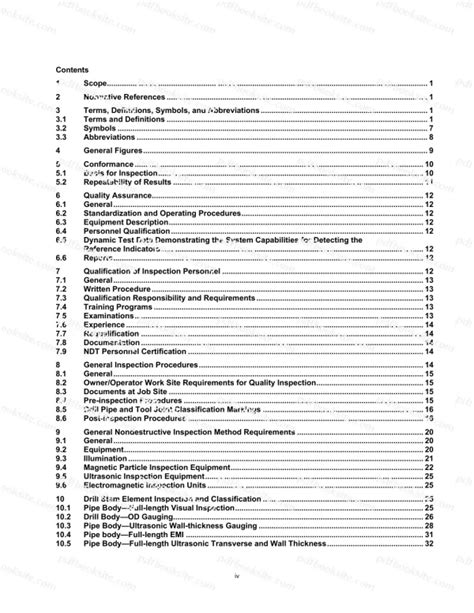 Api Rp 7g 2 2020 Inspection And Classification Of Used Drill Stem
