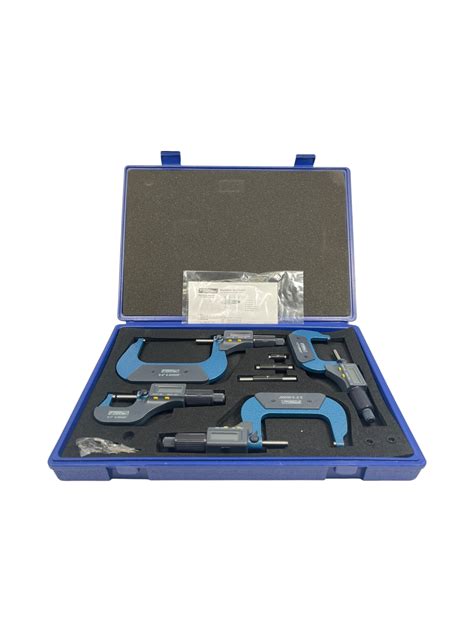 Fowler Digital Outside Micrometer Set 4pc 0 To 4 Measurement Shop