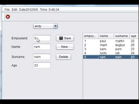 Java Prog Deleting Data From An SQLite MySql Database In Netbeans Java YouTube