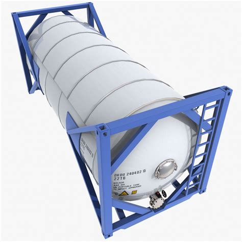 Iso Tank Container 3d Model 49 3ds Fbx Dxf Obj Max Free3d