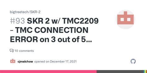 SKR 2 W TMC2209 TMC CONNECTION ERROR On 3 Out Of 5 Drivers Issue 93 Bigtreetech SKR 2