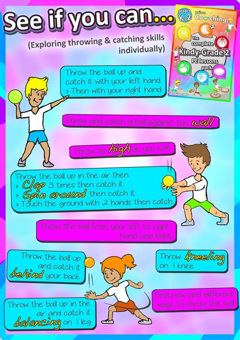 How To Teach The ‘throwing And Catching Skills Key Cues For Different
