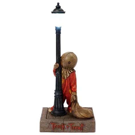 Light Up Lamp Post Sam Statue Trick R Treat Spencers