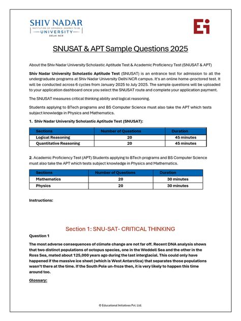 631732100318snusatandaptsamplepaper2025 Pdf Heat Gases
