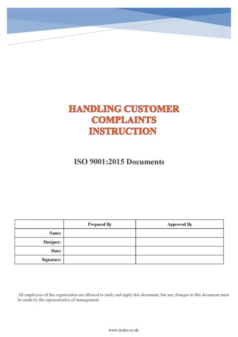 Calibration Instruction Isodoc Group Provider Of Iso Document