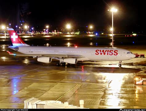 Hb Jmc Swiss Airbus A340 313 Photo By Jan Münster Id 661529