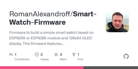 Github Romanalexandroffsmart Watch Firmware Firmware To Build A Simple Smart Watch Based On