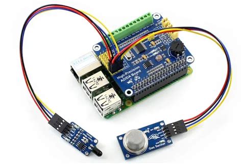 Raspberry Pi High Precision Adda Expansion Board Robotshop
