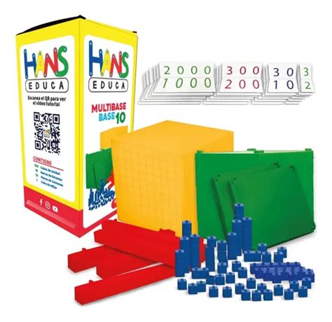 Juego Educativo Multibase Base 10 Con 121 Piezas Cuotas Sin Interés