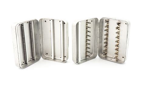 Pair Rare Richard Wheatley “kilroy” Alloy Waistcoat Salmontrout Fly